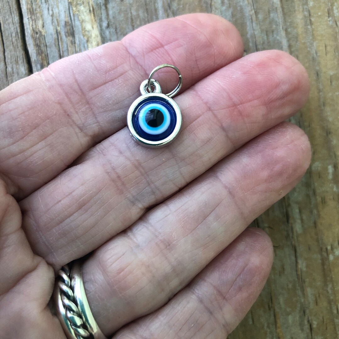 Add Evil Eye, Good Luck Charm, Add Evil Eye to Any Jewelry, Evil Eye ...