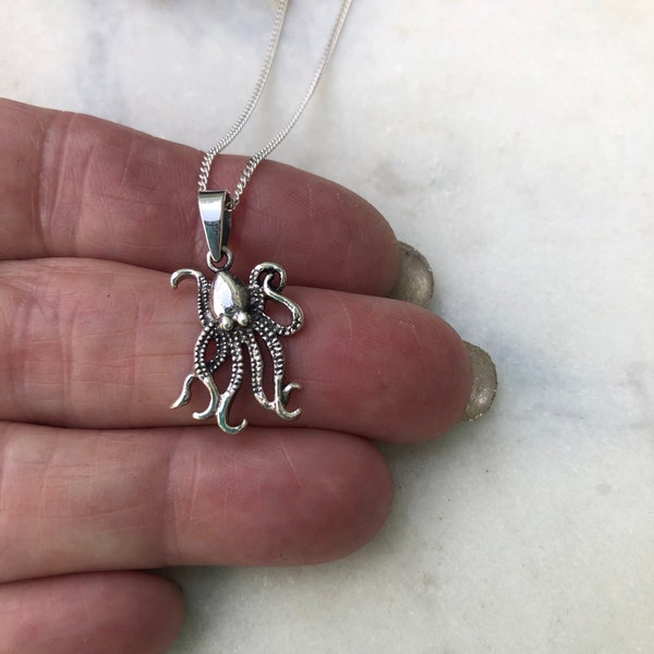 Octopus Pendant - Etsy
