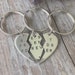 Best FRIENDS Forever Keychains Trio/ 3 Split Heart BFF Key - Etsy