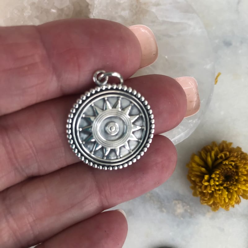 Sun Pendant - Etsy