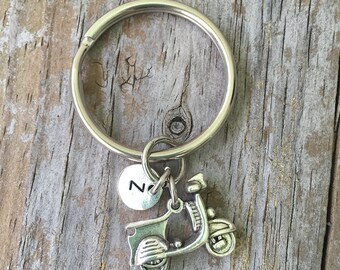 Scooter Moped Keychain - Etsy