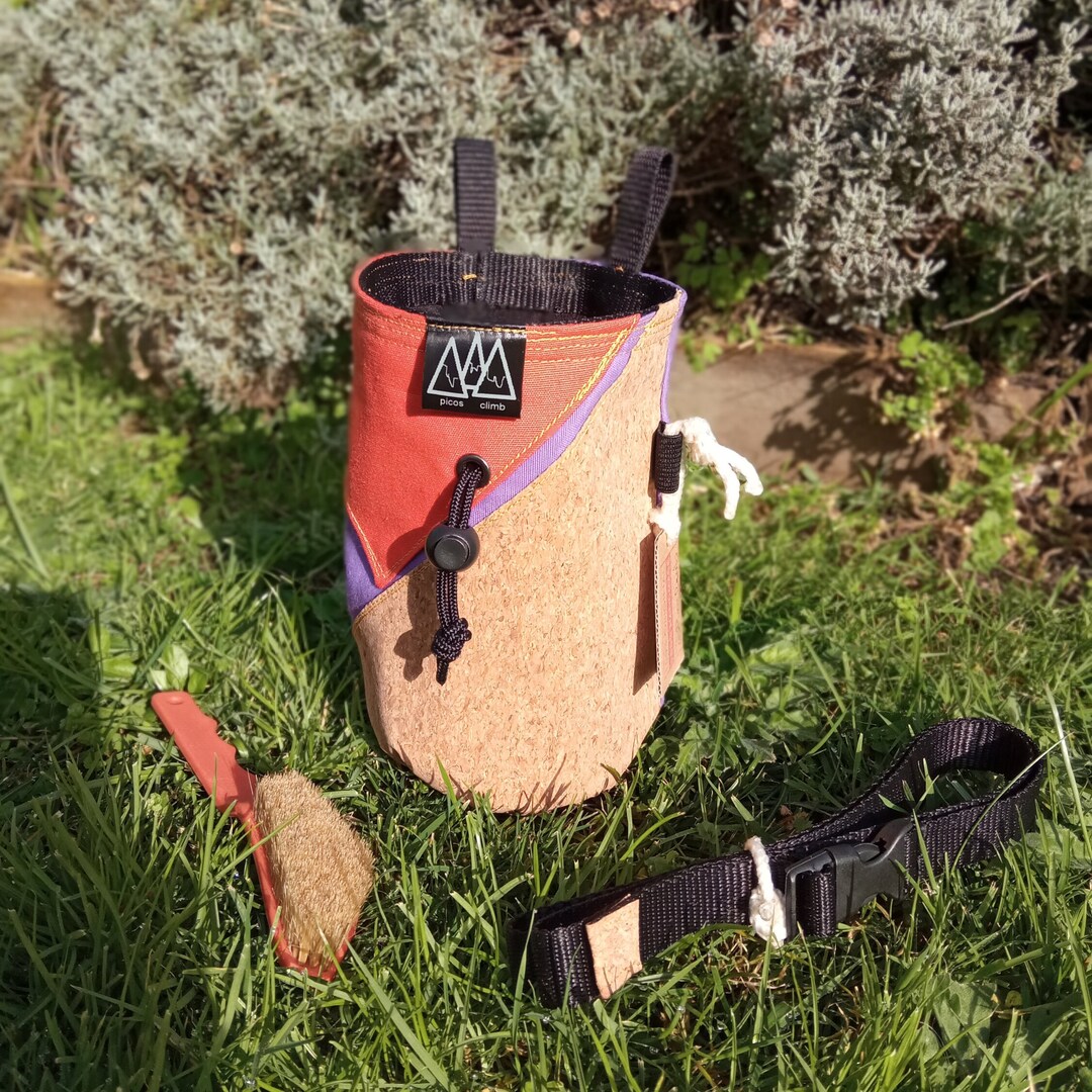 Rock Climbing Chalk Bag, Sustainable Chalkbag for Climber, Ecofriendly ...