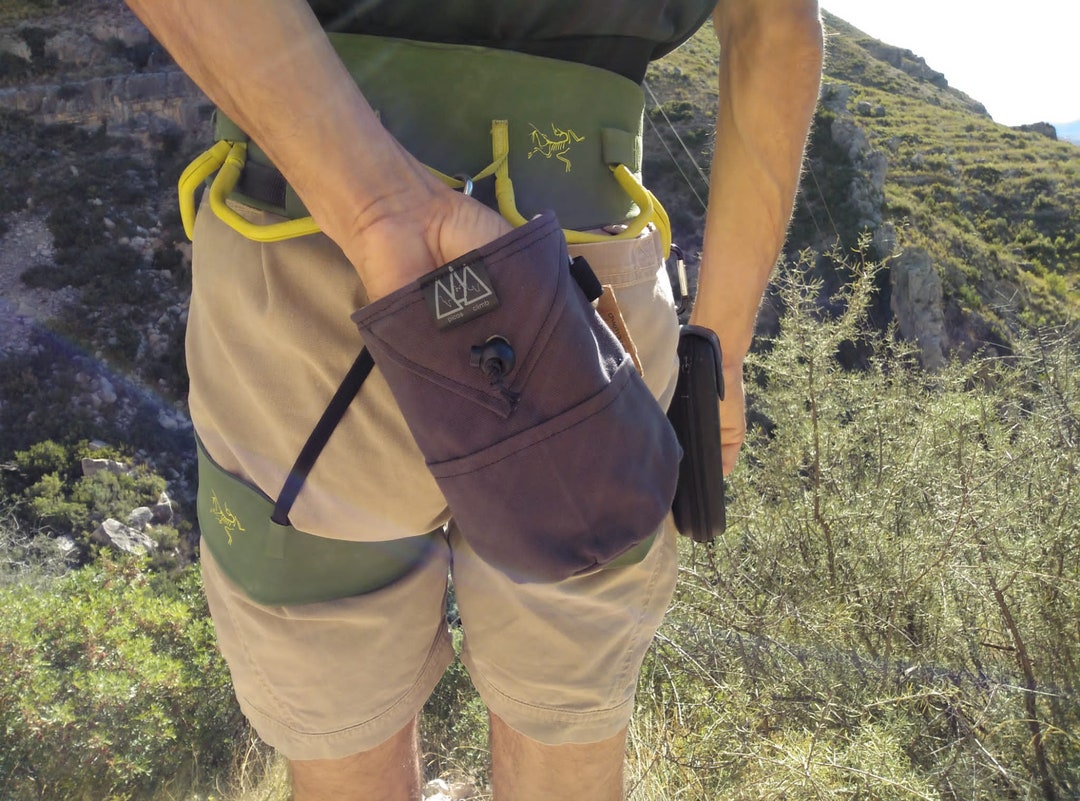 Organic Climbing Chalk Bag: Eco-friendly Rock Climbing, Bouldering. - Etsy