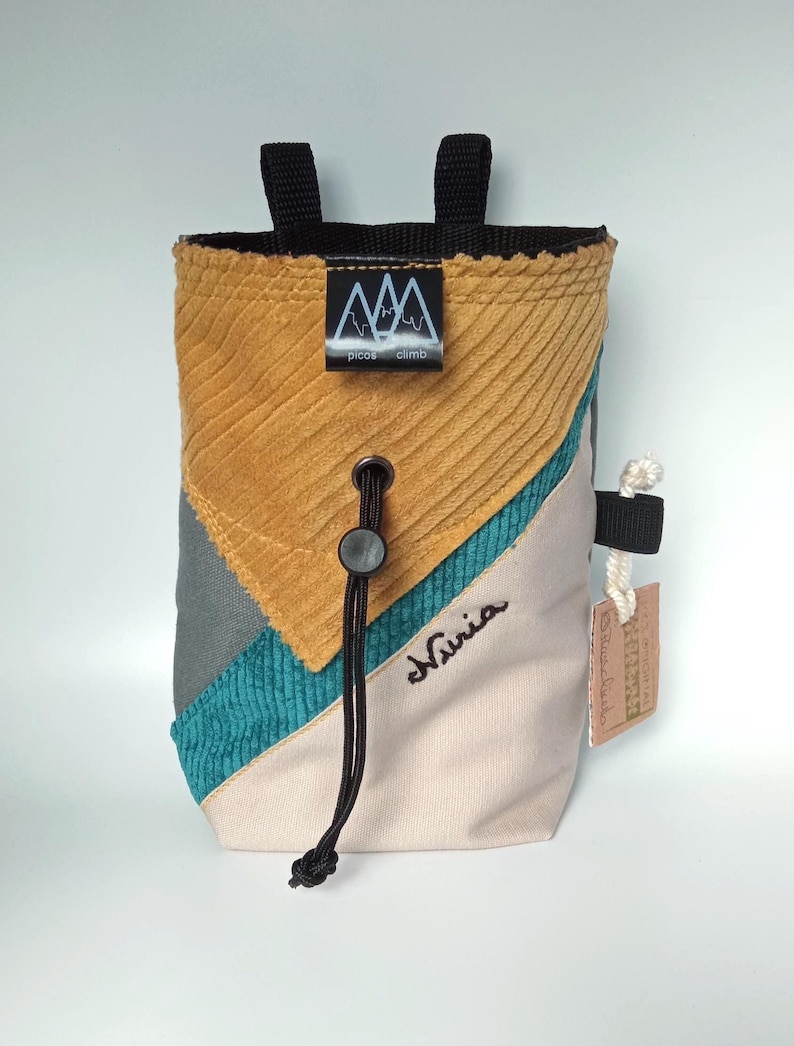 Embroidered Custom Chalk Bag: Climber Gift, Belt Included - Etsy