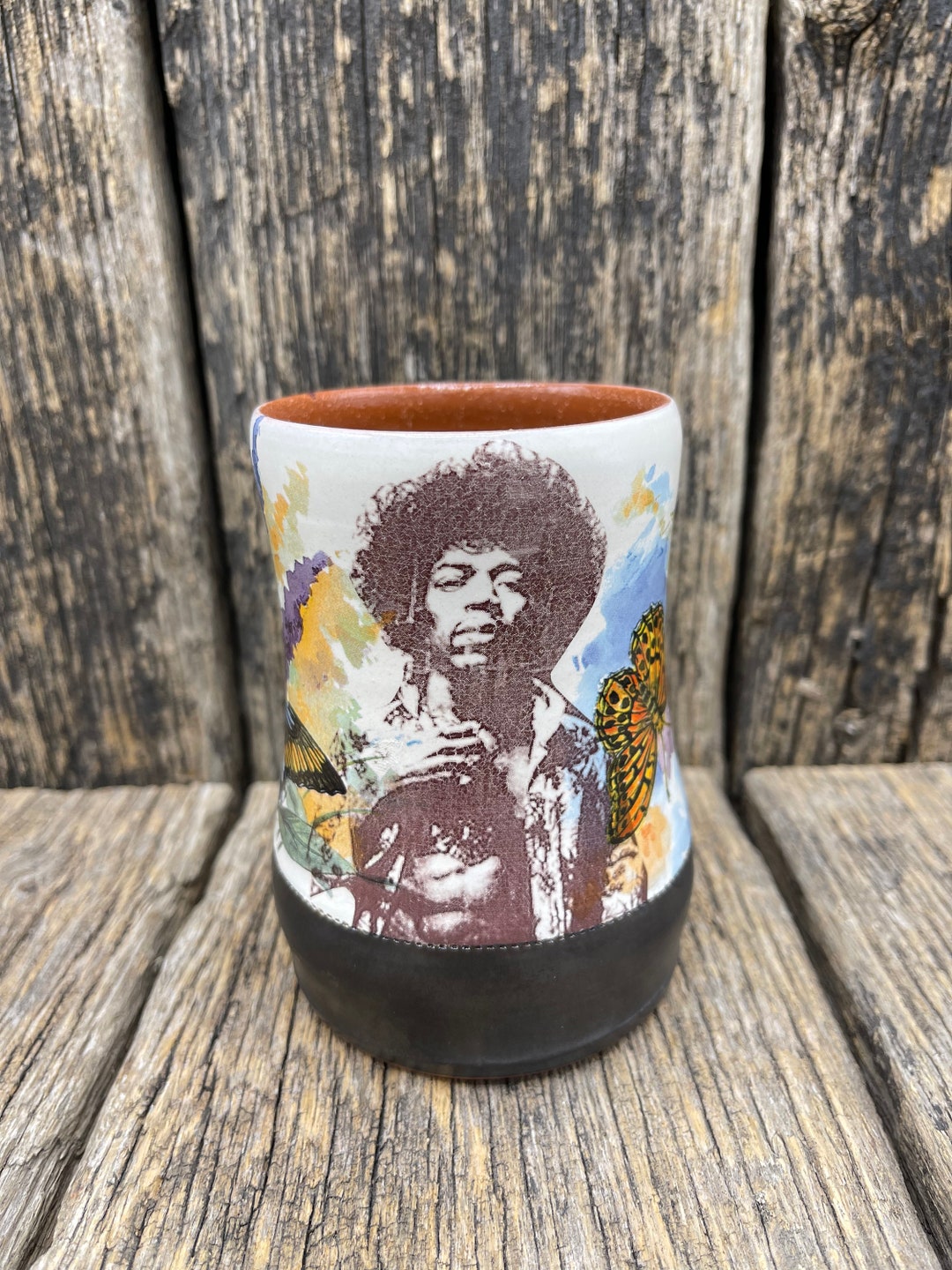 Jimi Hendrix Ceramic Cup - Etsy