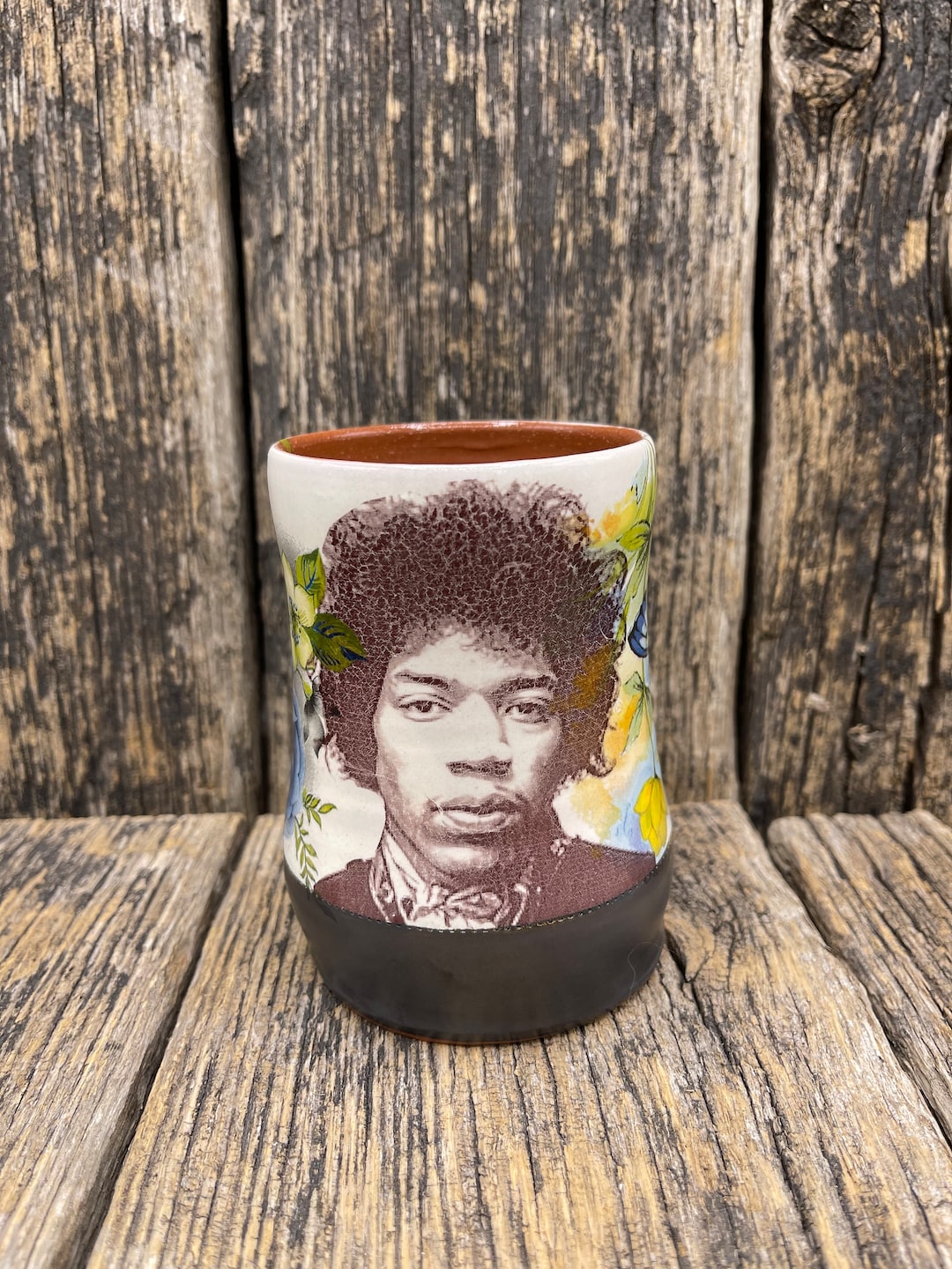 Jimi Hendrix Ceramic Cup - Etsy