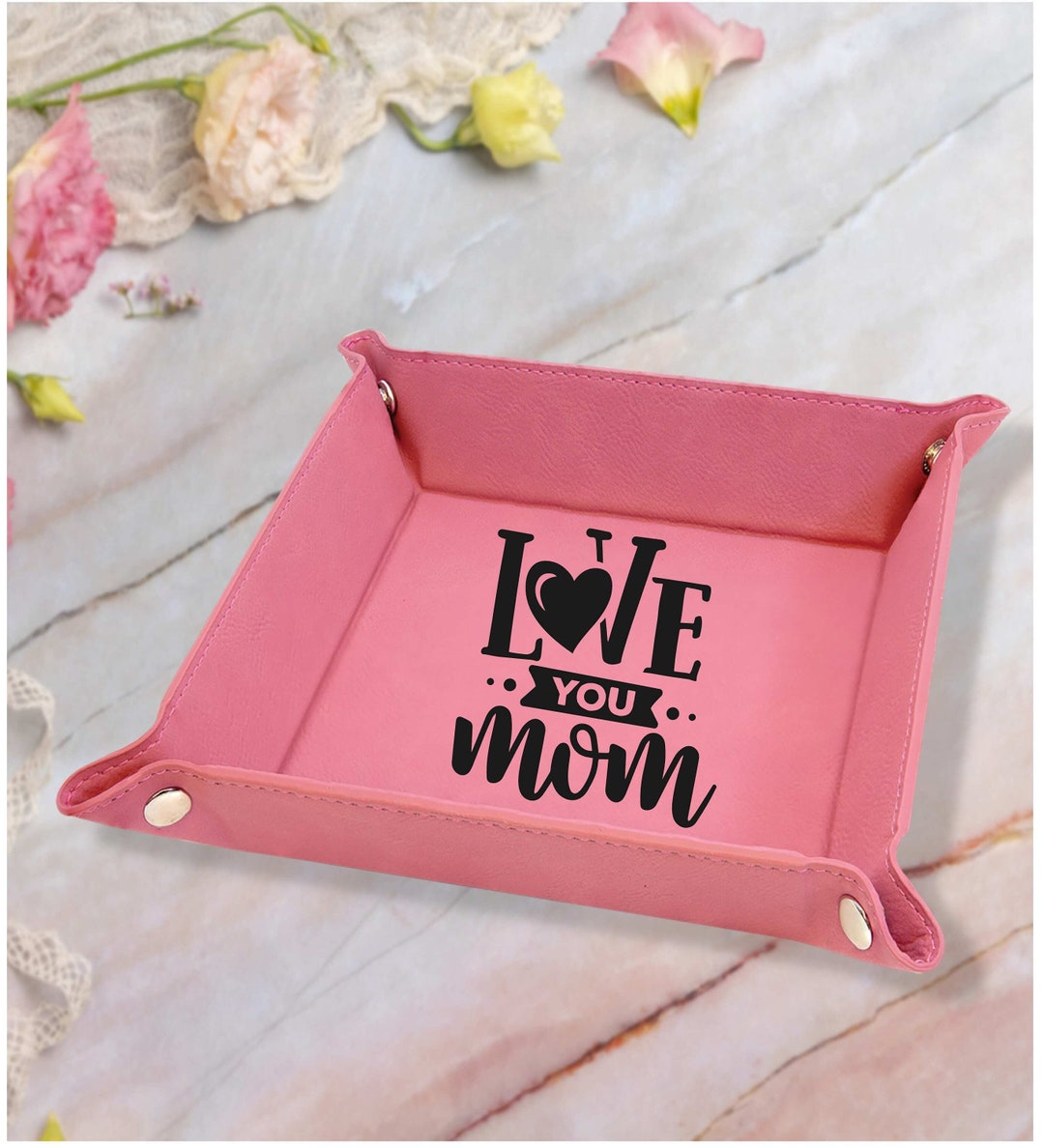 Valet Tray for Mom, Catch All Table Tray, Valentine's Day Gift for Mom ...