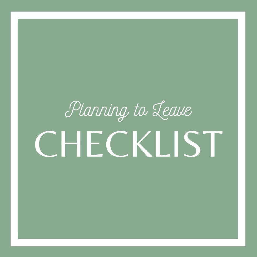 Planning to Leave Checklist: Domestic Violence - Etsy