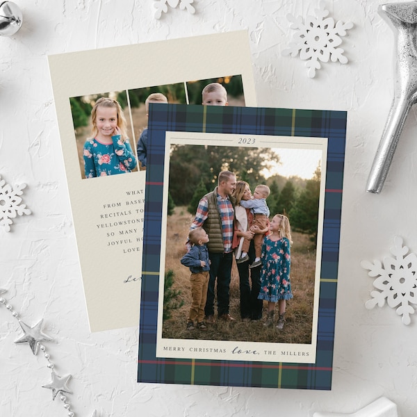 Blue Christmas Cards - Etsy