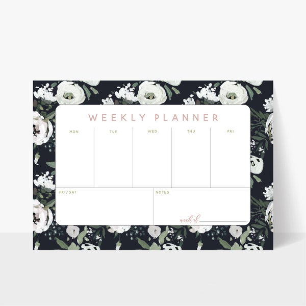 Weekly Planner - Etsy