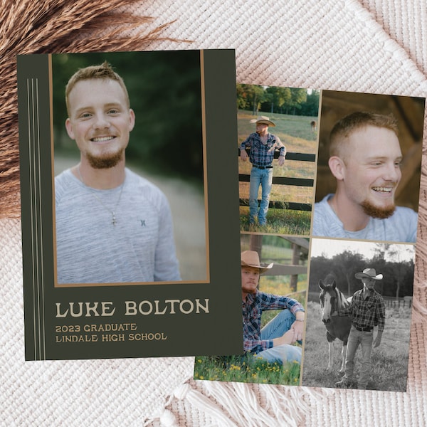 Western Graduation Cards - Etsy