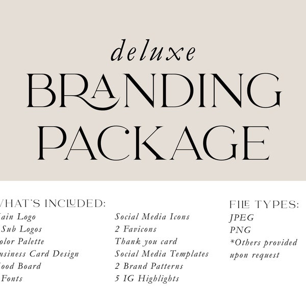Logo Package - Etsy