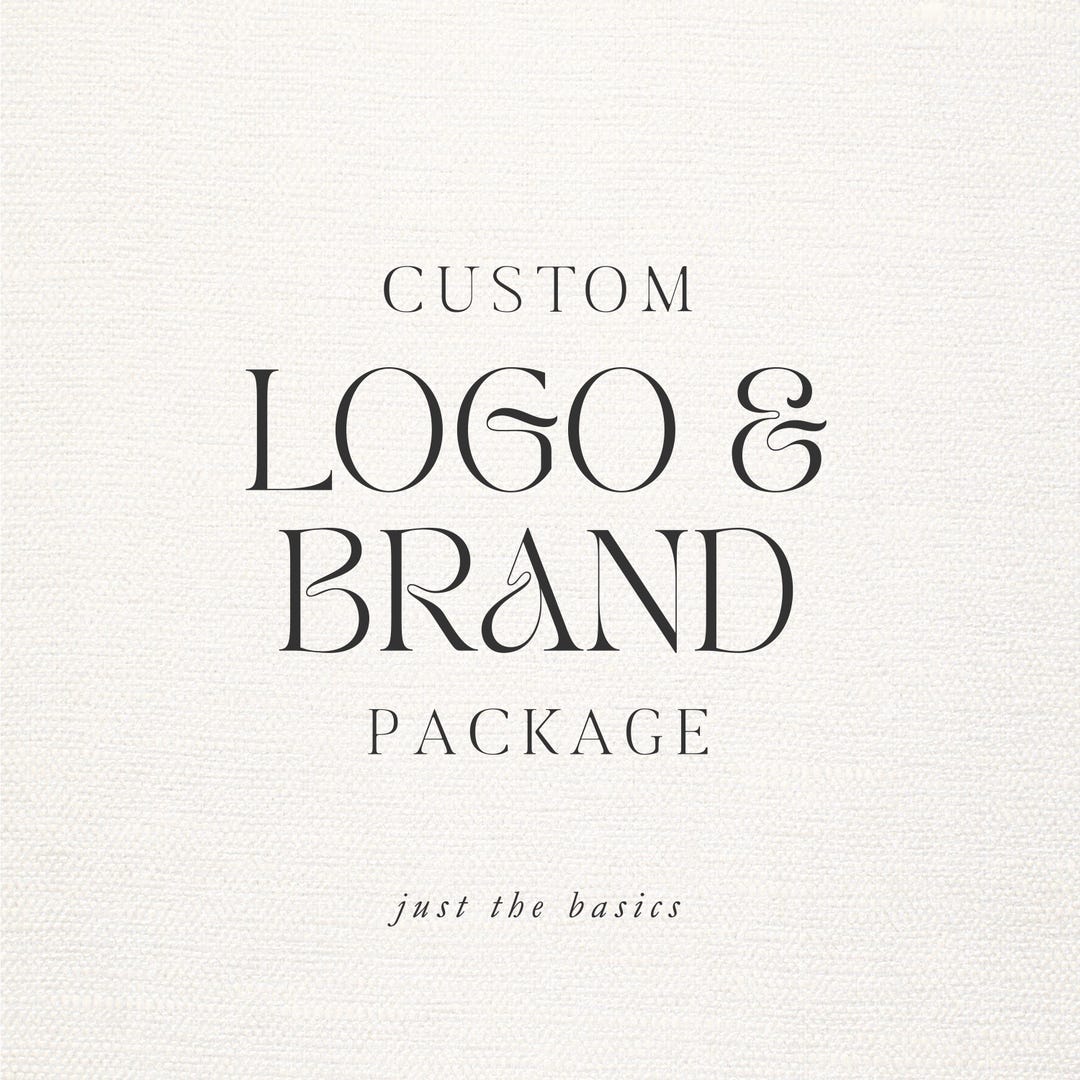 Custom Logo Design, Custom Branding Package, Brand Kit, Small Business ...