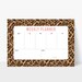 Custom Weekly Planner Notepad Leopard Planner Weekly - Etsy