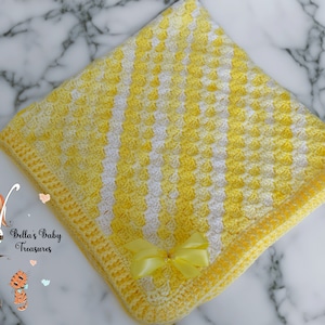 Yellow Baby Blanket Crochet Corner to Corner - Etsy