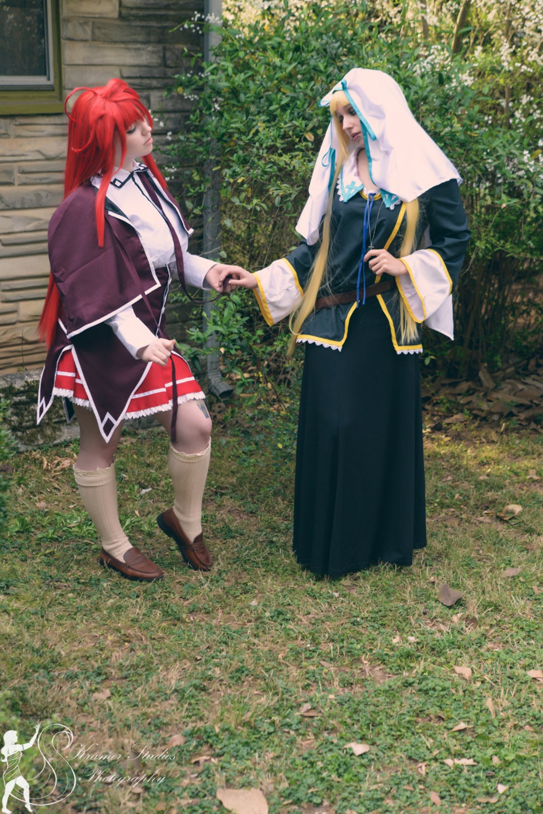 Asia And Rias High School Dxd Cosplay Digital Photoset Featuring Hada Pixie And Renee Storm Etsy