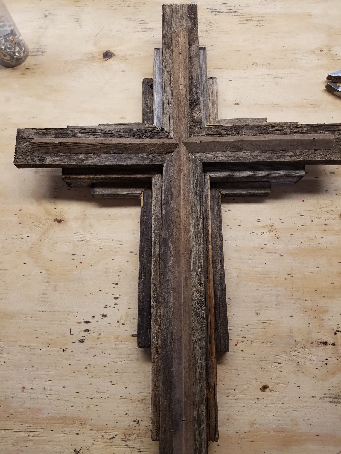 Cross 16: Free Shipping Cross in 3D Large Wooden Wall - Etsy