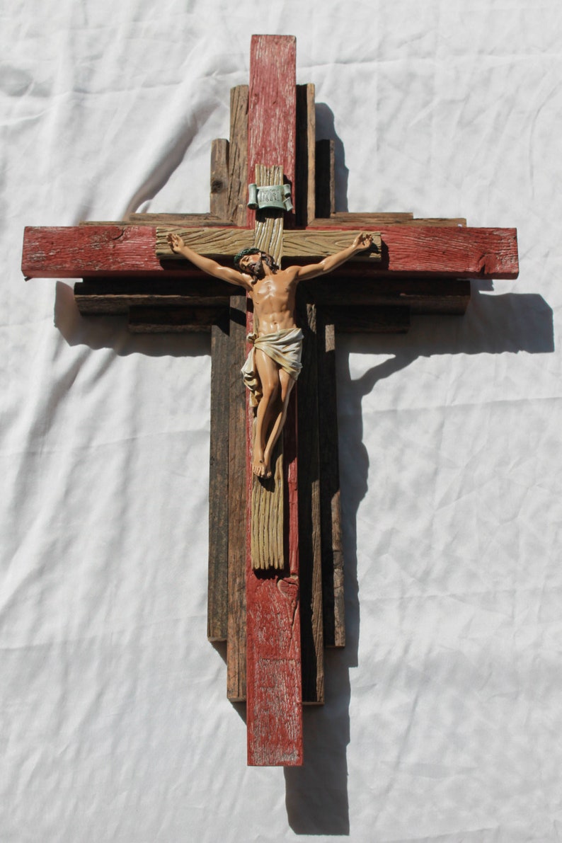 Cross 3: Extra Large Crucifix Gorgeous Jesus Corpus on | Etsy