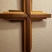 Walnut and Oak 33 Wooden Cross Handcrafted Cross Christian Religious ...