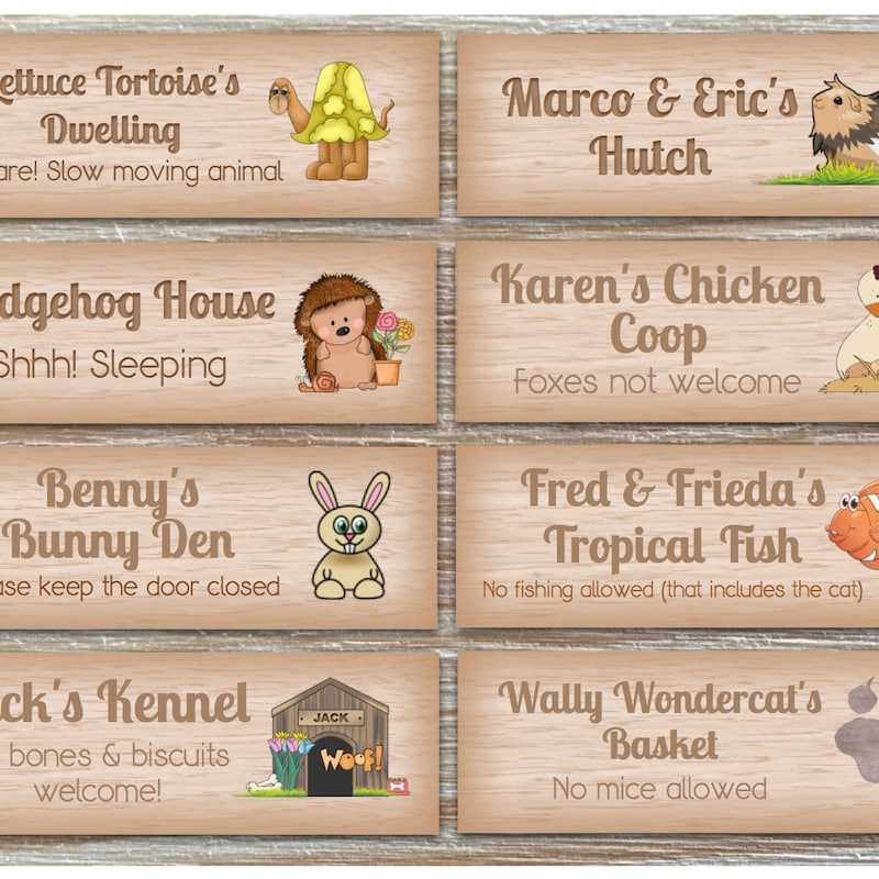 Cage Name Tag Bunny - Etsy UK