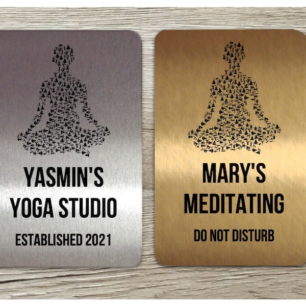 Meditation Sign - Etsy