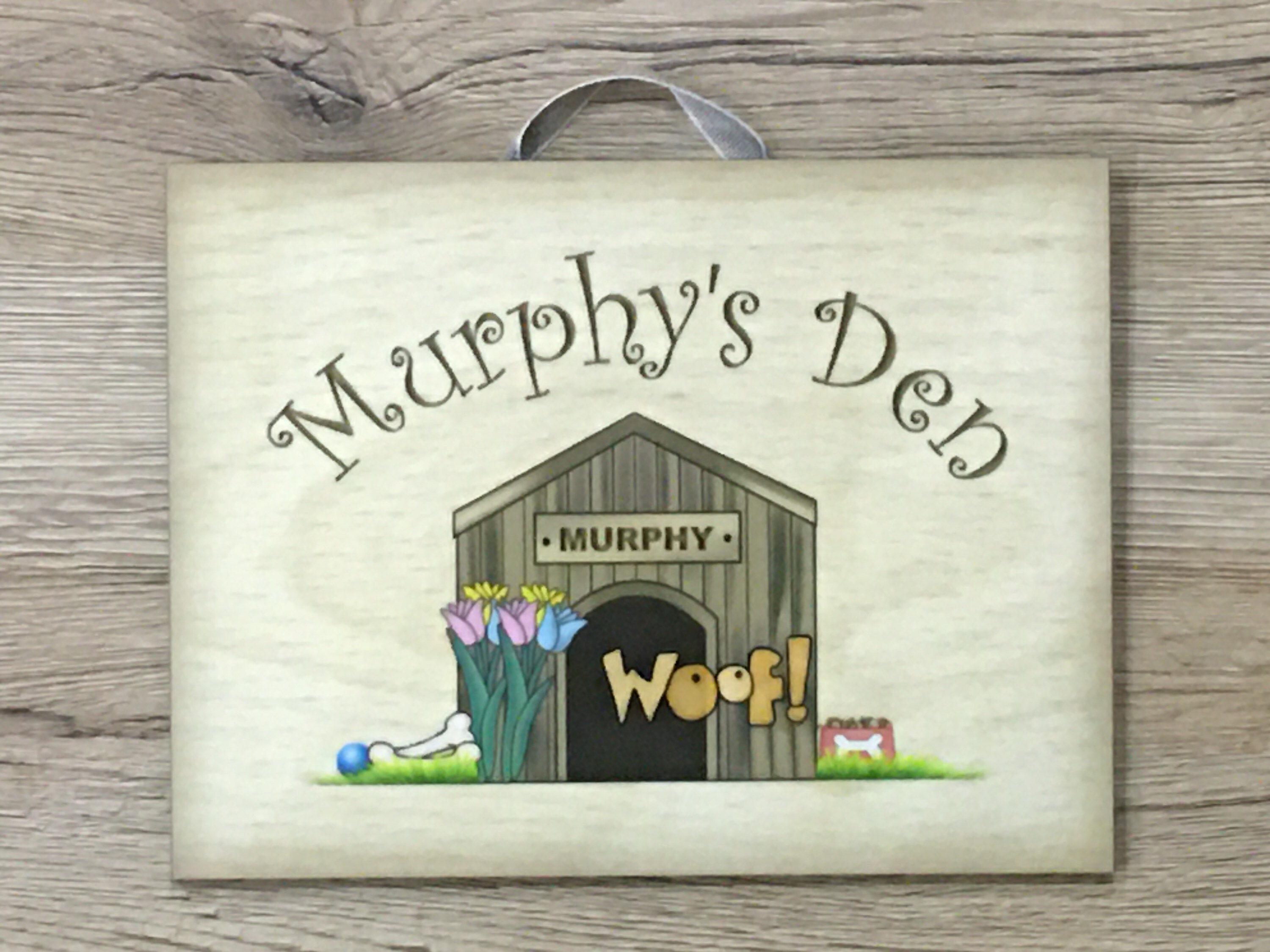 DOG Custom-made Personalised Wooden Plaque - Etsy UK