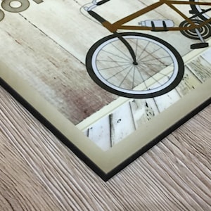 GONE CYCLING Rustic Sign: Custom-made Personalised Wooden Hanging ...