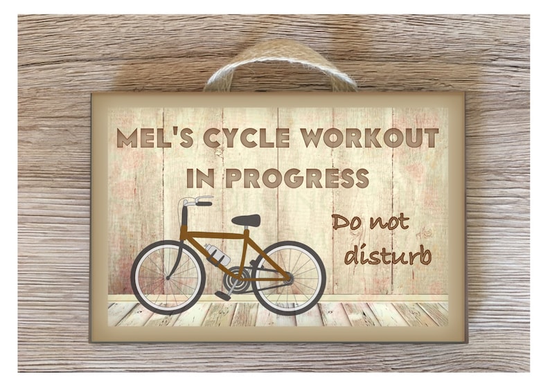 GONE CYCLING Rustic Sign: Custom-made Personalised Wooden - Etsy UK