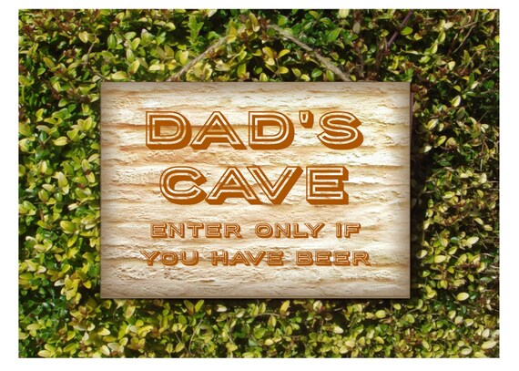 MAN CAVE or Add Your Own Text to Personalized Custom Made Sign | Etsy