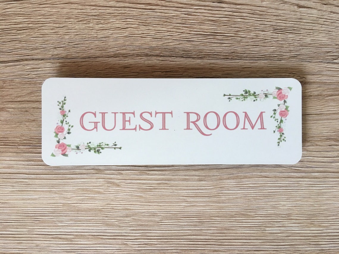 ROSEBUD ROOM or Door Sign: Cottage Chic Floral Design With Add - Etsy ...