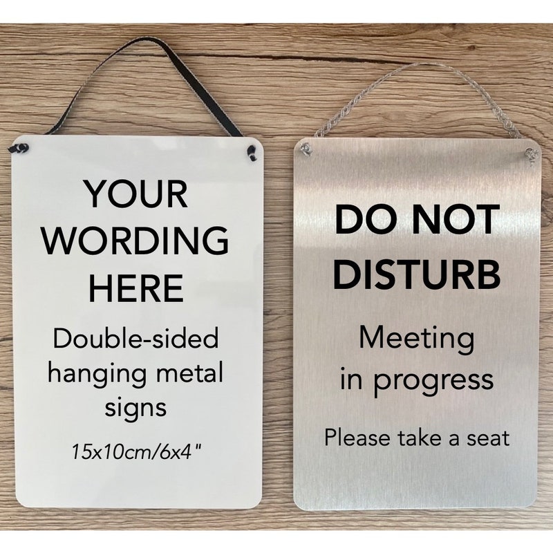 Reversible Sign - Etsy