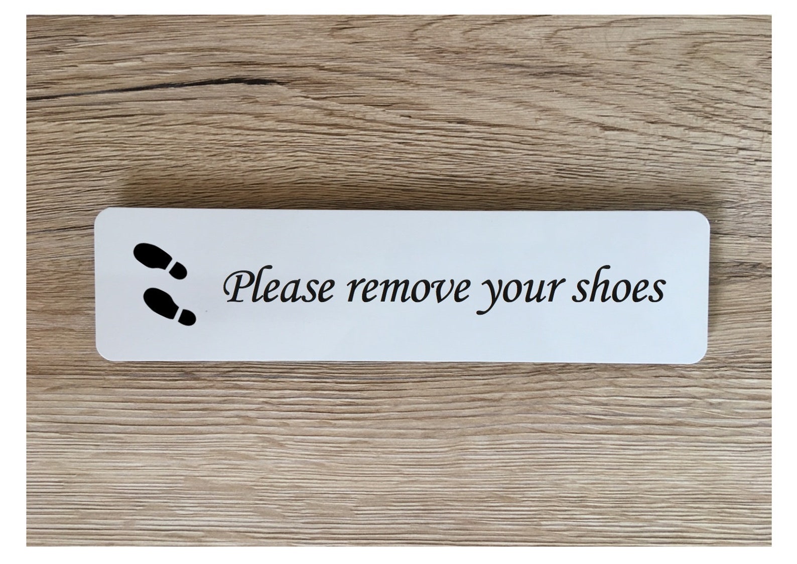 Please Remove Your Shoes Sign in White, Silver or Gold - Etsy