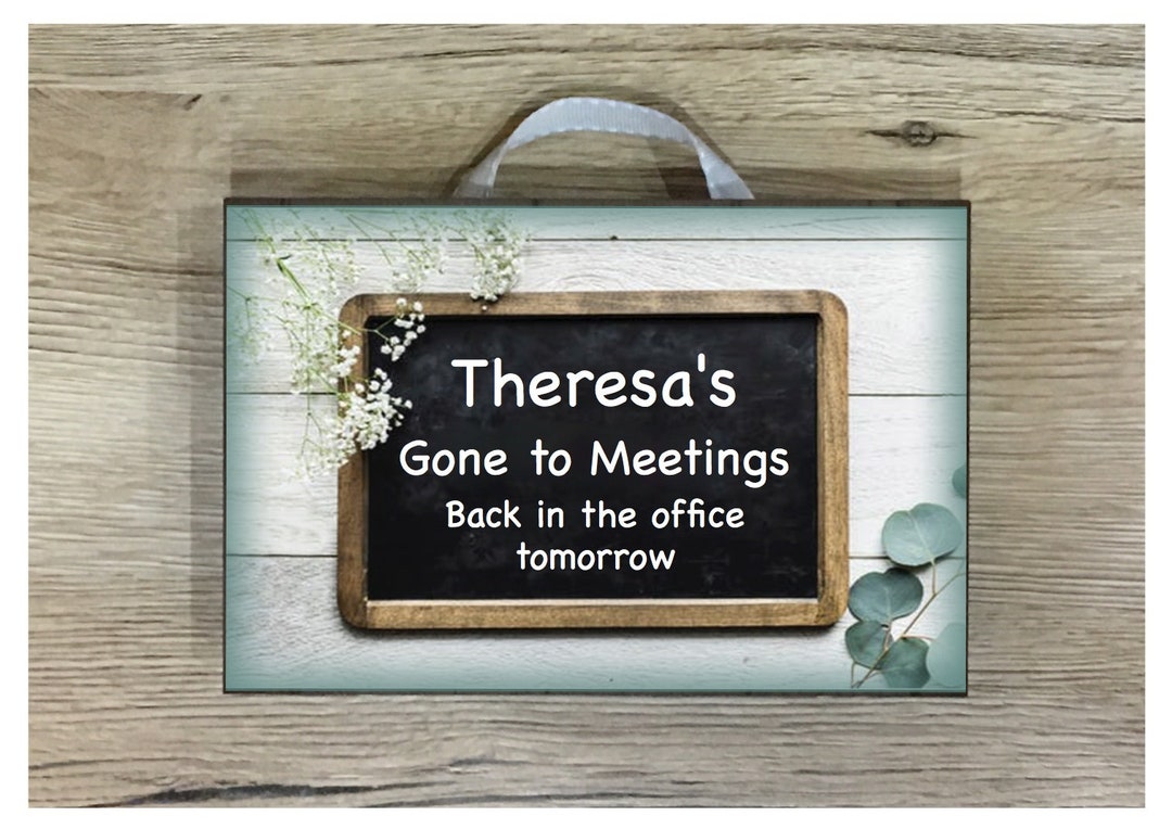 BESPOKE SIGN Custom Made Door Plaque in Metal or Wood: Chalkboard ...