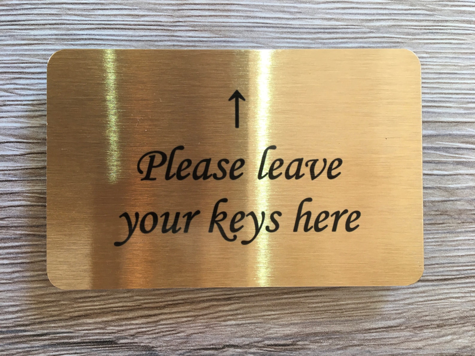 ADD TEXT to GOLD Personalised Custom Made Signs in Small to Large Sizes ...