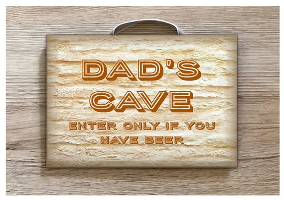 MAN CAVE or Add Your Own Text to Personalized Custom Made Sign | Etsy UK