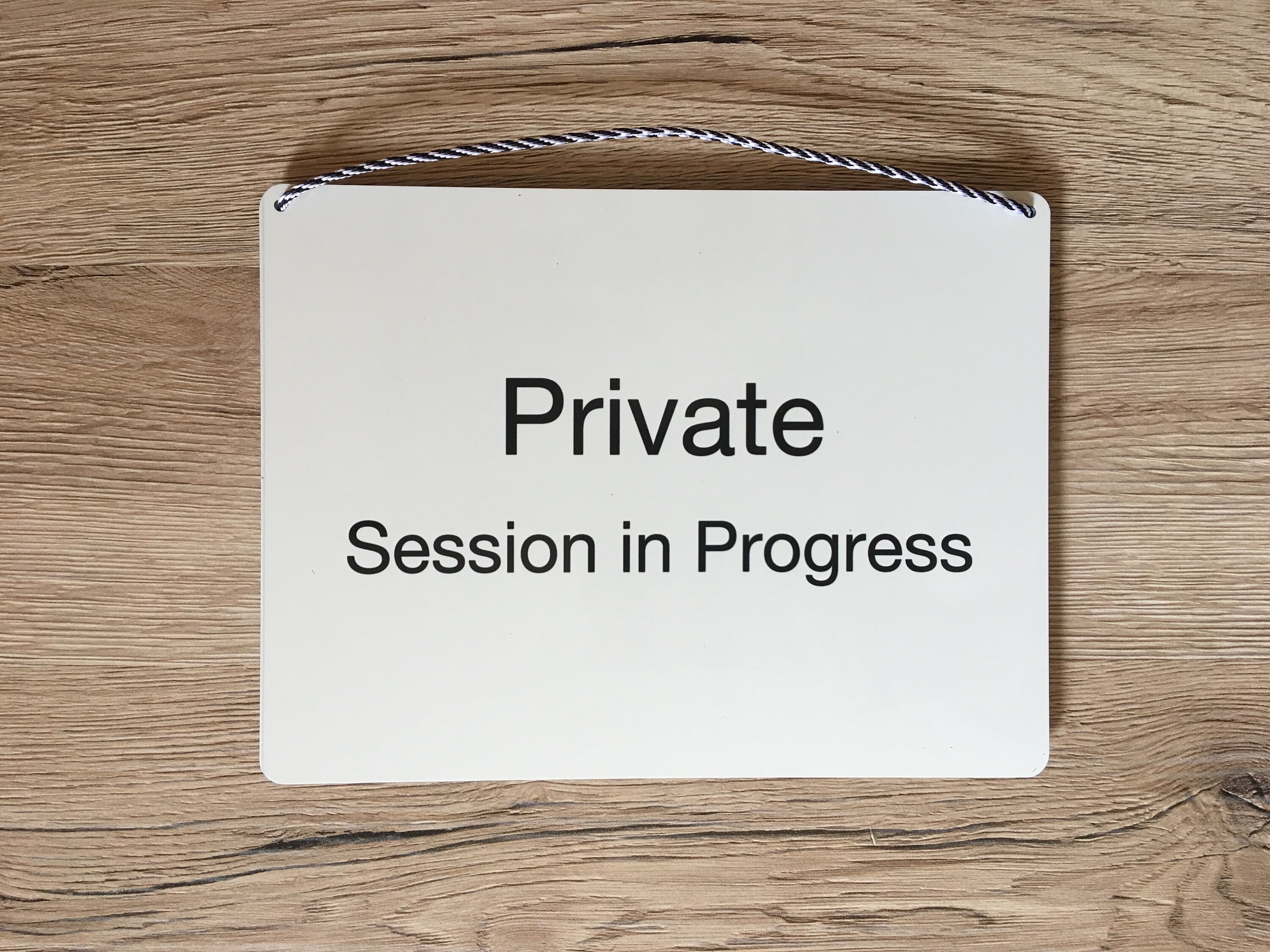 DOUBLE-SIDED Hanging Metal Signs: Add Text to REVERSIBLE Personalized ...