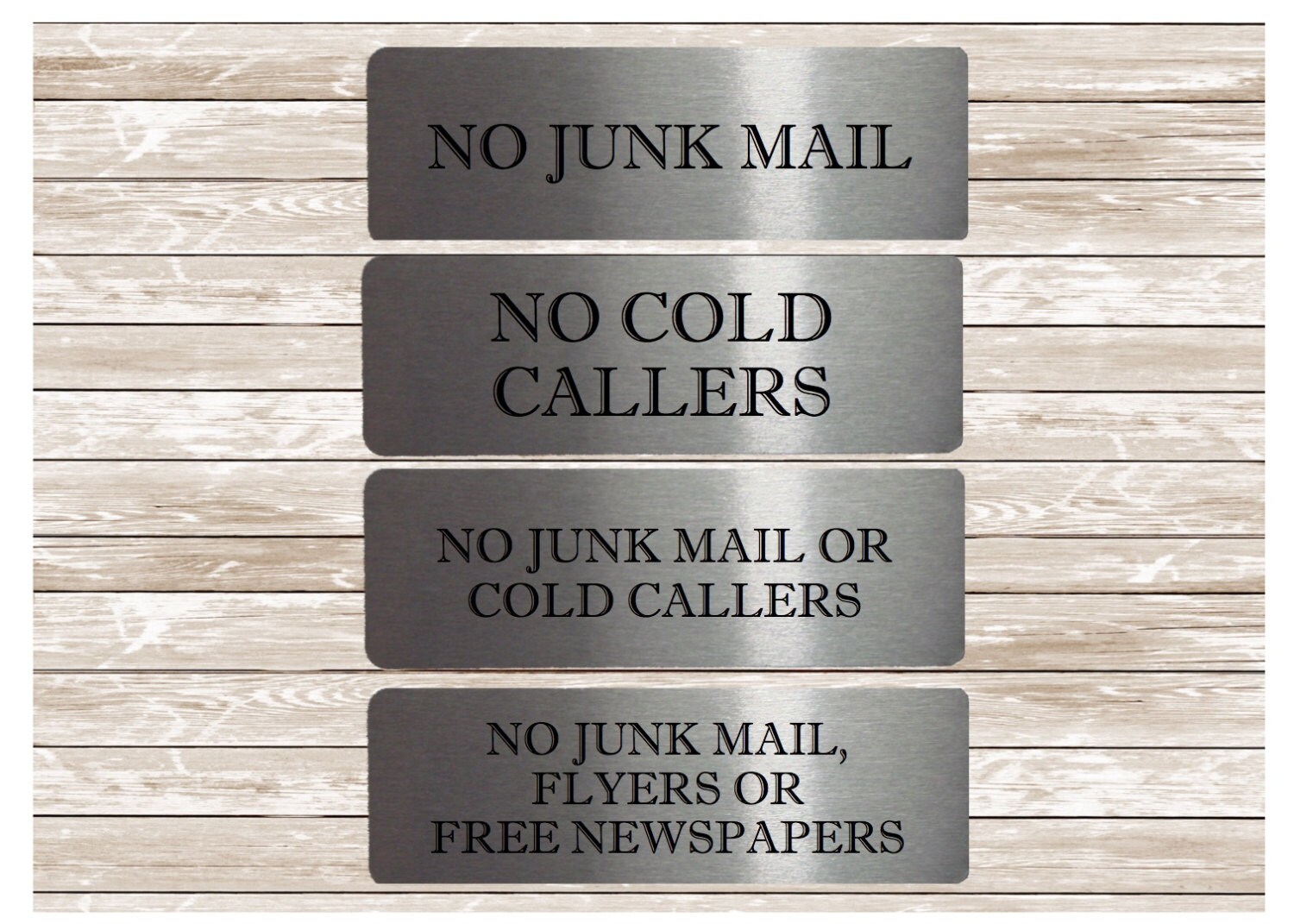 VITAL SIGNS for Home or Office: No Junk Mail or Cold Callers - Etsy UK