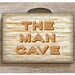 MAN CAVE or Add Your Own Text to Personalized Custom Made Sign Door ...