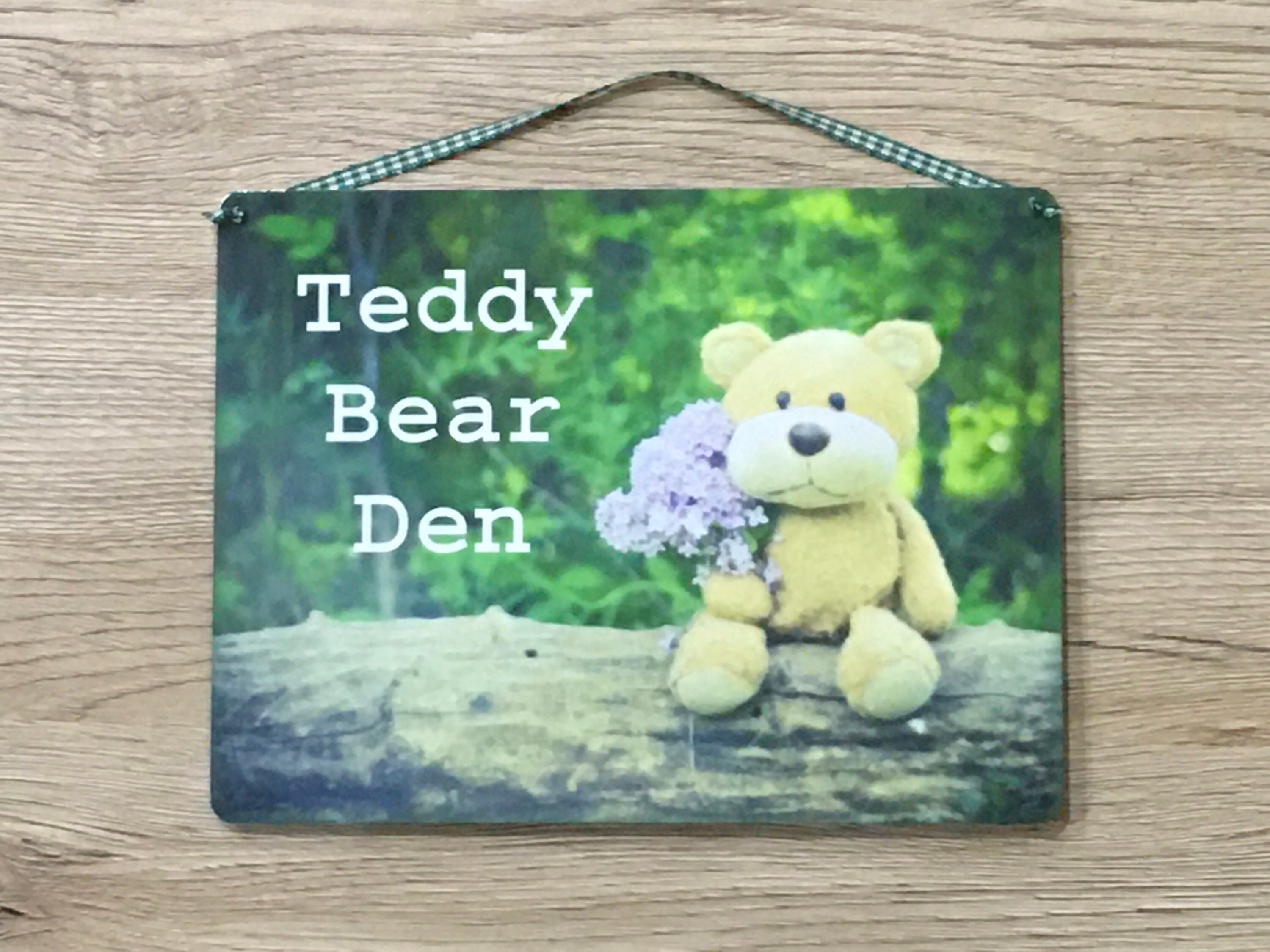 BESPOKE BEAR SIGN Custom Made Door Plaque in Metal or Wood: - Etsy UK