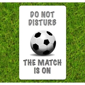 Football Do Not Disturb Metal or Wood Sign: Select Design & Add Own ...