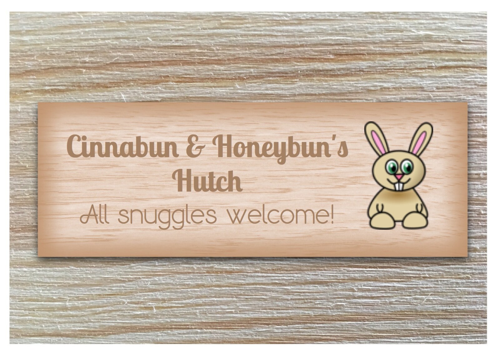 ANIMAL NAME SIGN Pet Personalised House, Cage or Kennel Metal Plaque ...