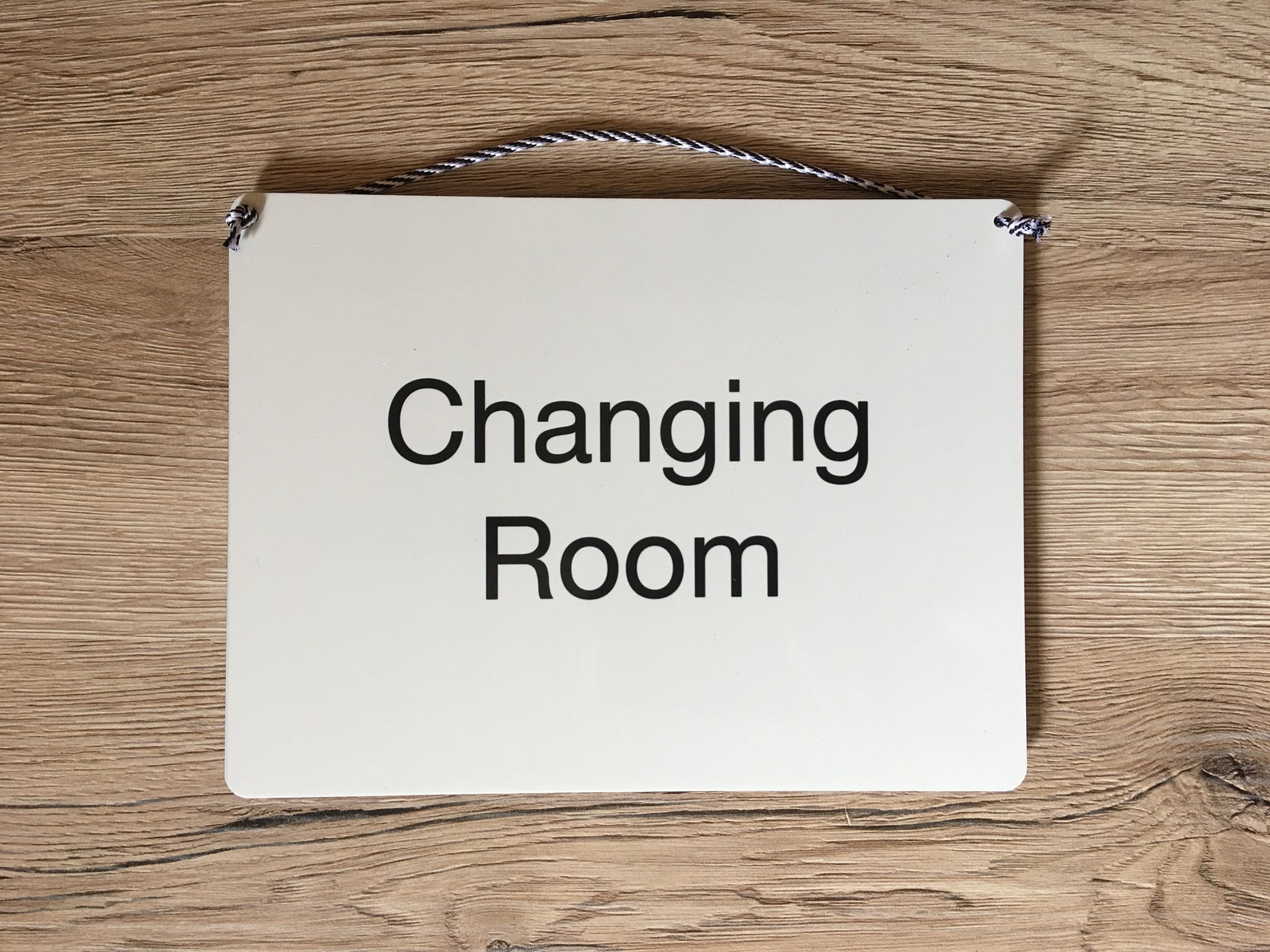 DOUBLE-SIDED Hanging Metal Signs: Add Text to REVERSIBLE Personalized ...