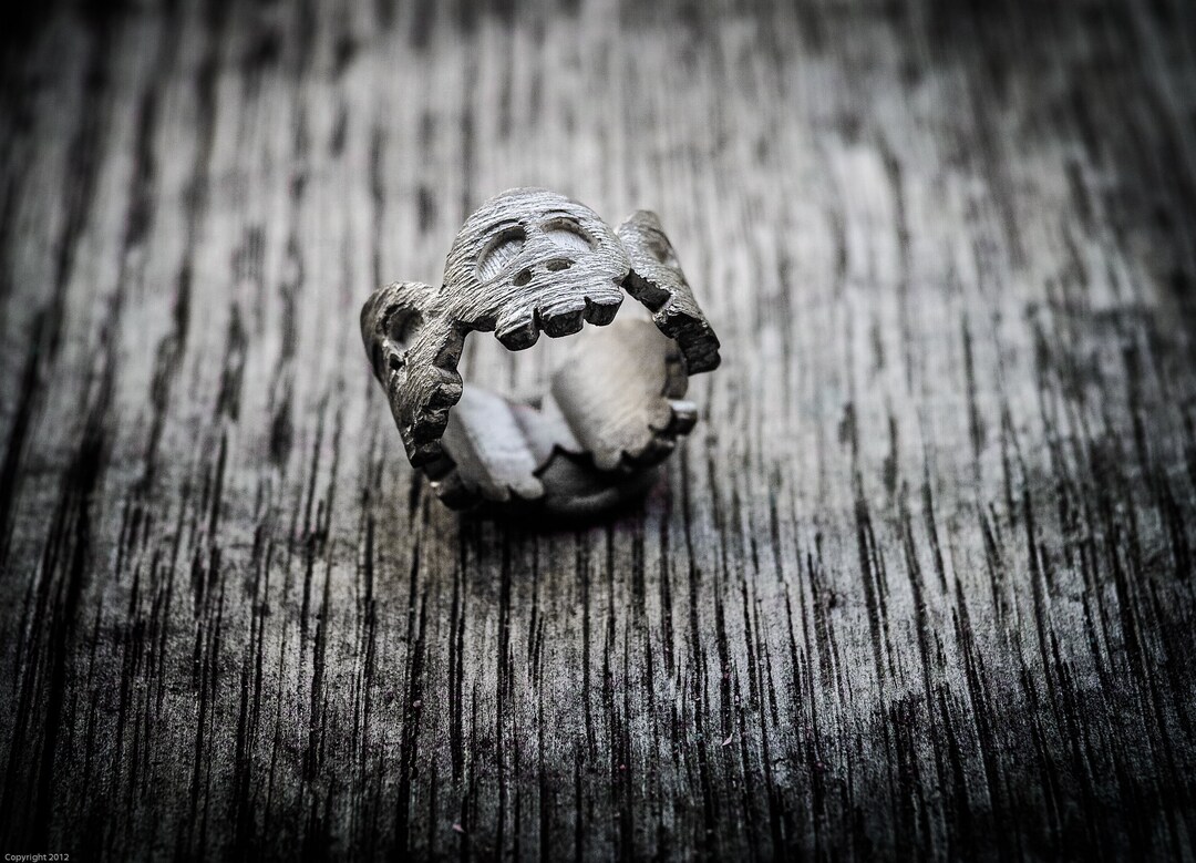 Anello teschio Yattaman in argento 925 teschi silver skulls Time Bokan ...