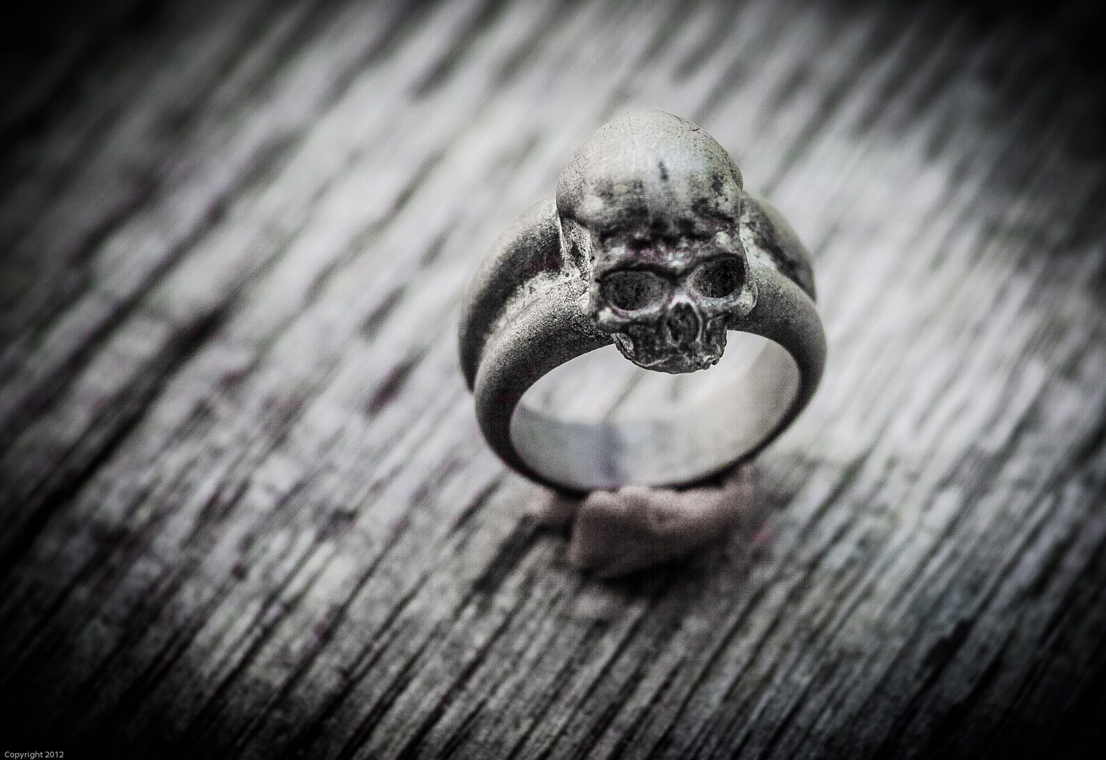 Anello teschio in argento 925 teschi silver skull sterling and oxidized ...
