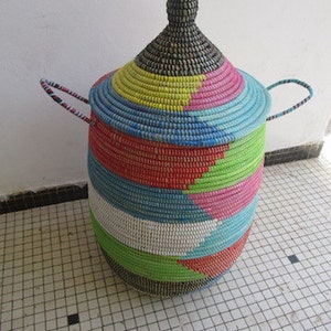 Artist Loft Storage Basket, Hamper, Laundry Basket, Colourful, Chevron ...