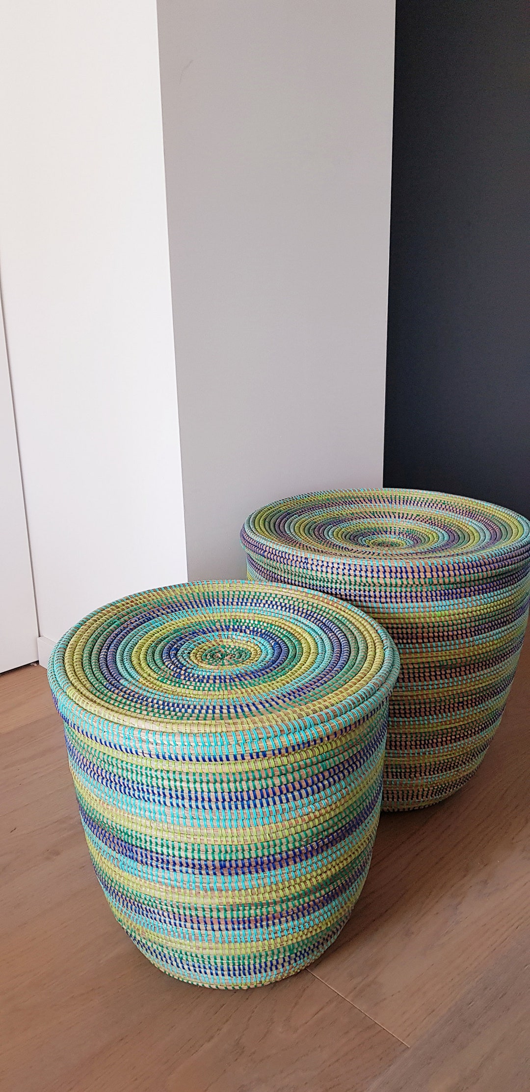 Aqua Colours, Modern Basket, Flat Lid Basket Tropical Sea, Ocean ...