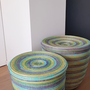 Aqua Colours, Modern Basket, Flat Lid Basket Tropical Sea, Ocean ...