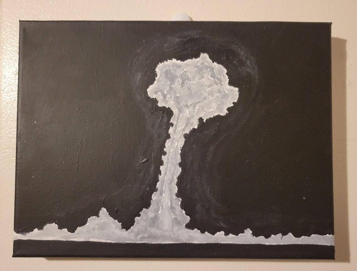 Original Atomic Bomb Painting 4 | Etsy