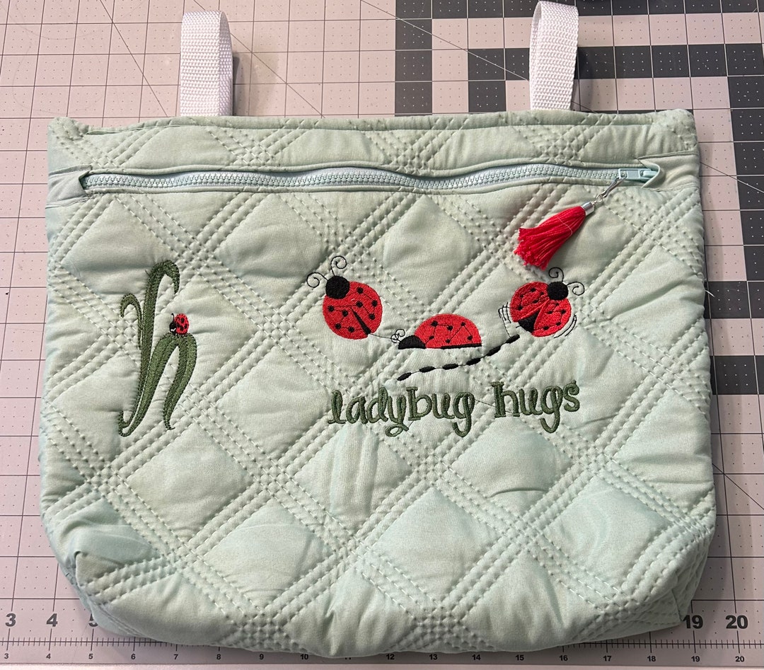 Ladybug Hugs, Walker Pouch, Wheelchair, Bedside Pouch - Etsy