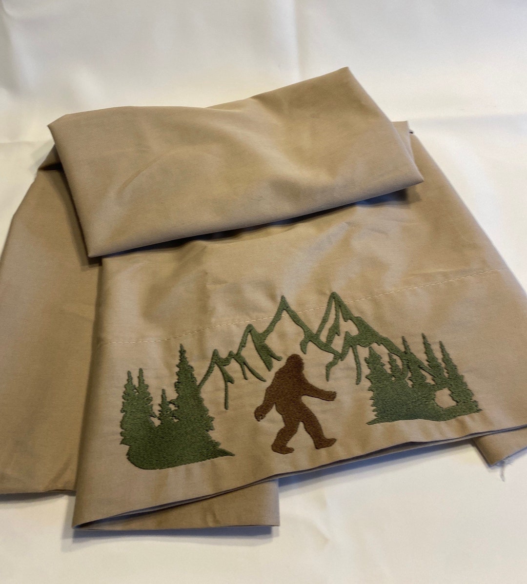 Bigfoot Pillow Case, Saushquash, Pillow, Cover, Big Foot. Bigfoot, Bed ...